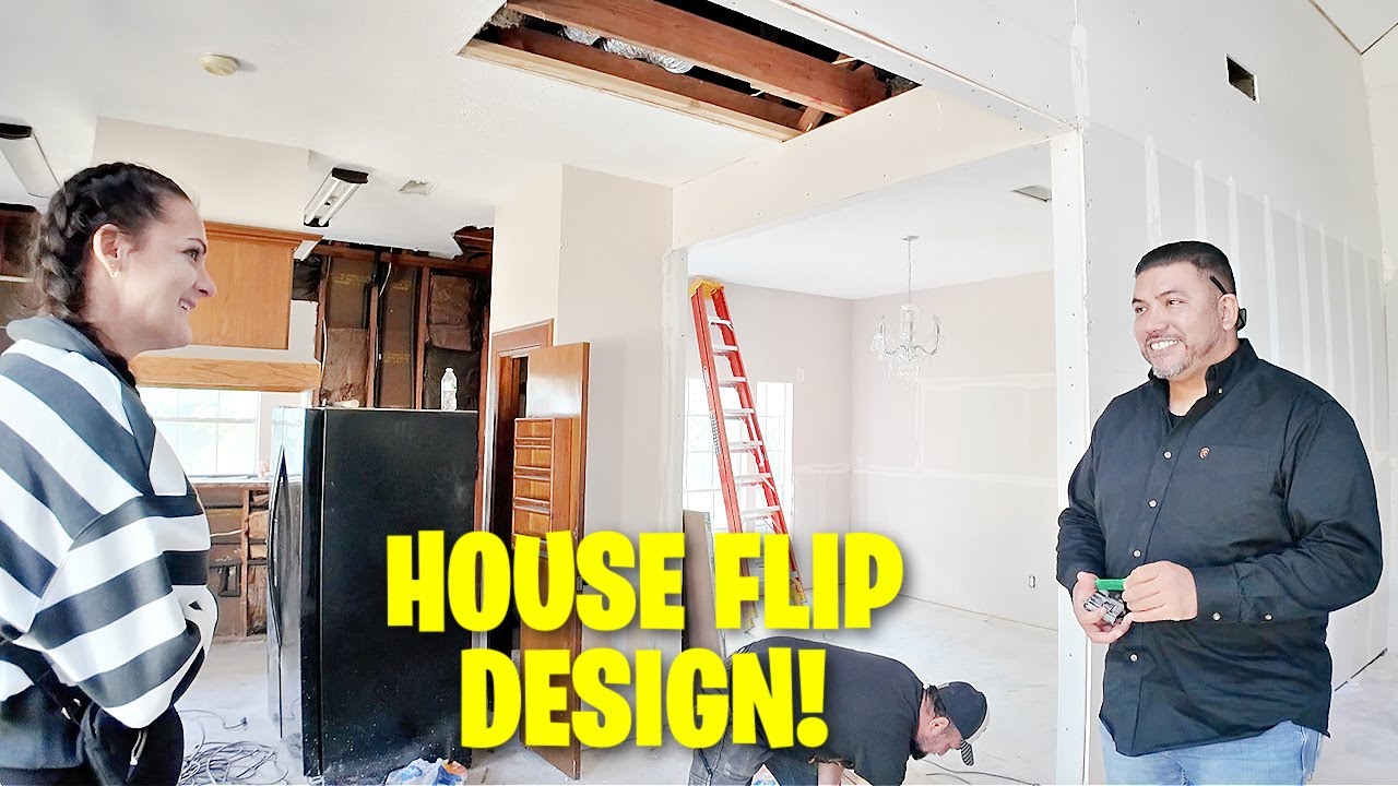 Tour, Design, and Budget of Our First House Flip [Ep. 4] - YouTube