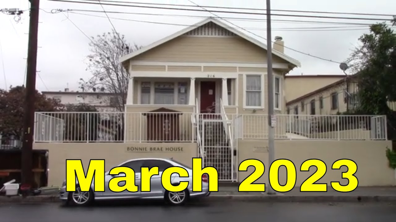 The Bonnie Brae Street House March 2023 Starting Location of the Azusa ...