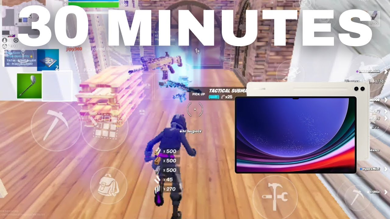 30 Minutes Of PRO Fortnite Mobile Tilted Zonewars Gameplay... (120 FPS ...