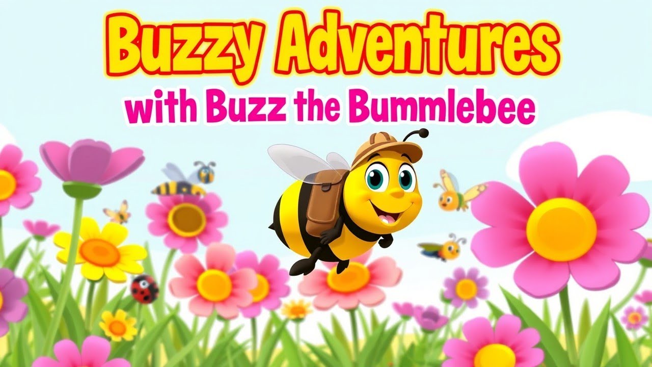 Buzz the Bumblebee’s Big Adventure! 🐝🌸|Fun Songs for Kids - YouTube