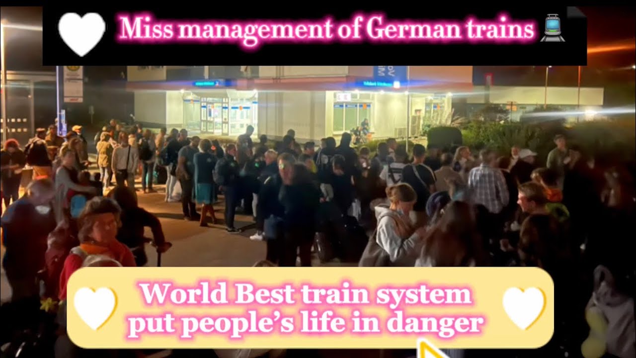World Best German train system put people’s life in danger 🚊😢. - YouTube