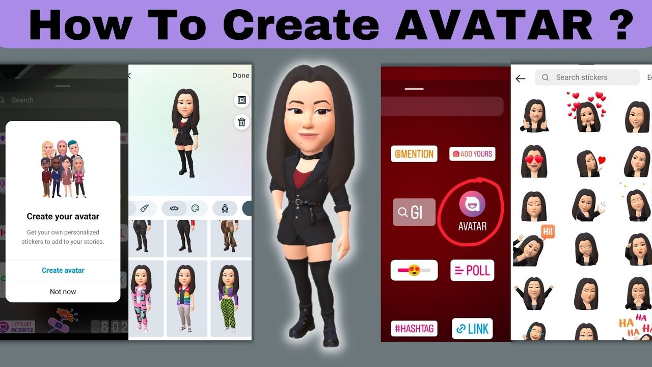How to use AVATAR in instagram | New update feature, how to create ...