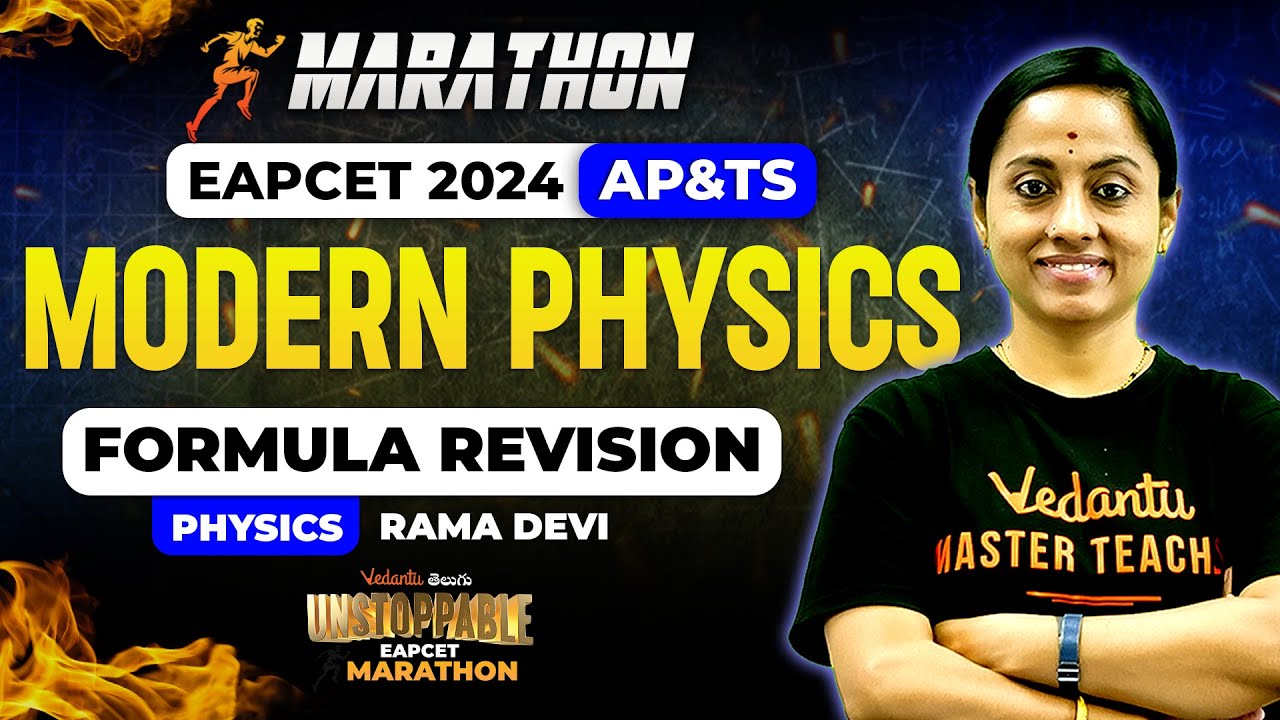 Complete Formula Revision | Modern Physics Class 12 | AP & TS | EAPCET ...