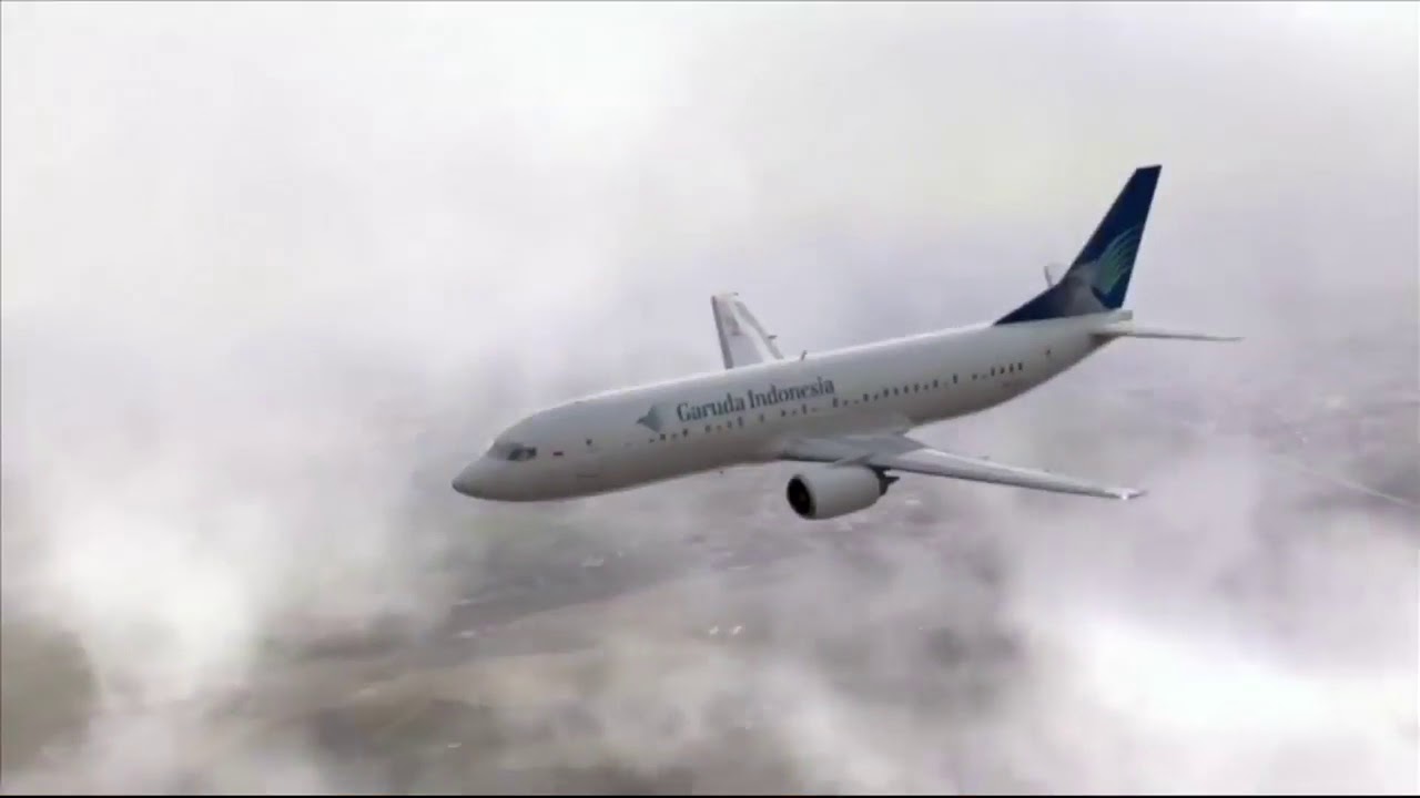 Garuda Indonesia Flight 200 - Crash Animation - YouTube