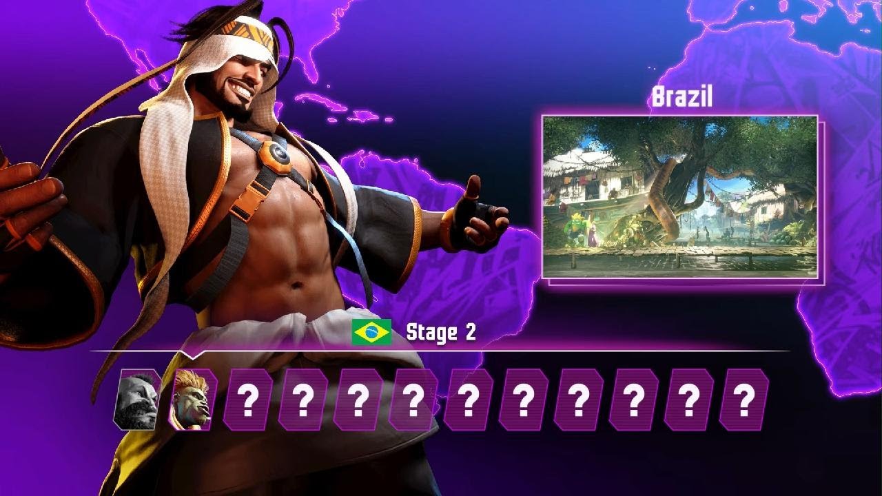 Street Fighter 6-Rashid Arcade Mode (Classic Costume) - YouTube