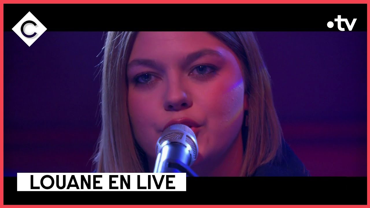 Louane en live sur la scène de C à vous - 24/01/2023 - YouTube