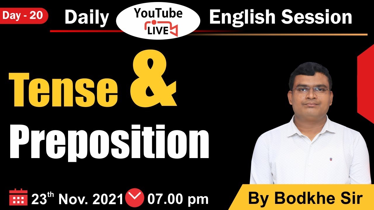 Daily English Lecture (Tense and Preposition) - YouTube