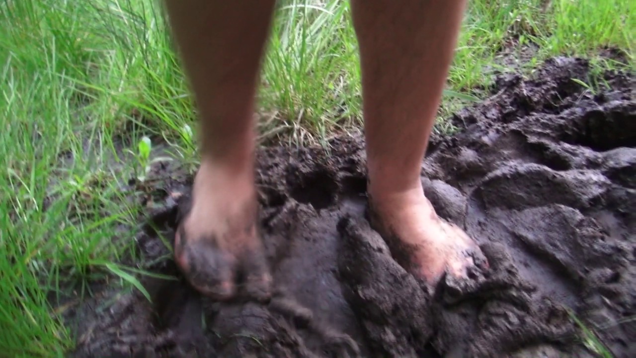 Barefoot in Mud 3 - YouTube