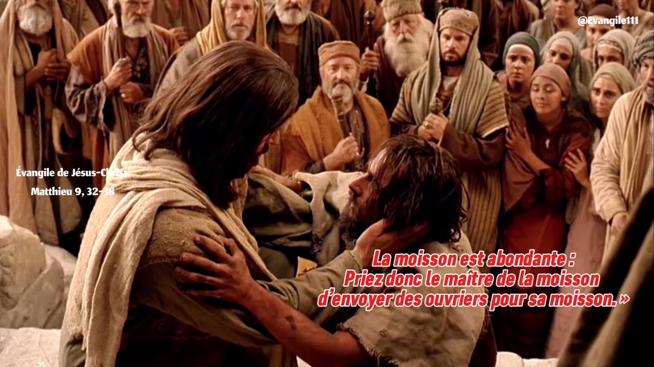 Évangile de Jésus Christ - Matthieu 9, 32-38 Des récoltes toutes prêtes ...