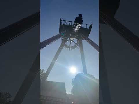 Me on the atmosphere ride at oaks amusement park - YouTube