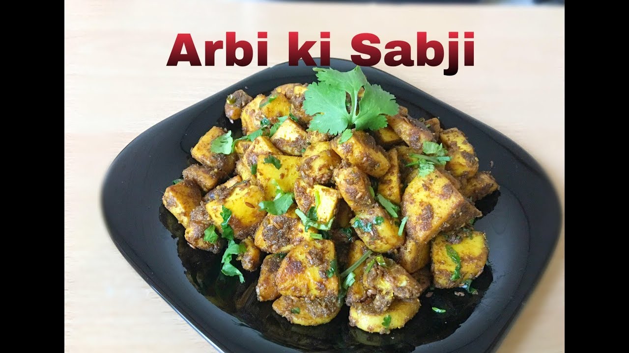 ARBI ki Sabji | Arbi Masala Recipe | Fried Arbi Recipe | Dry Arvi ...
