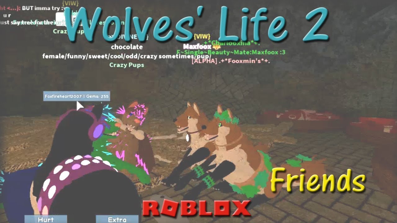 Roblox - Wolves' Life 2 - Friends #5 - HD - YouTube