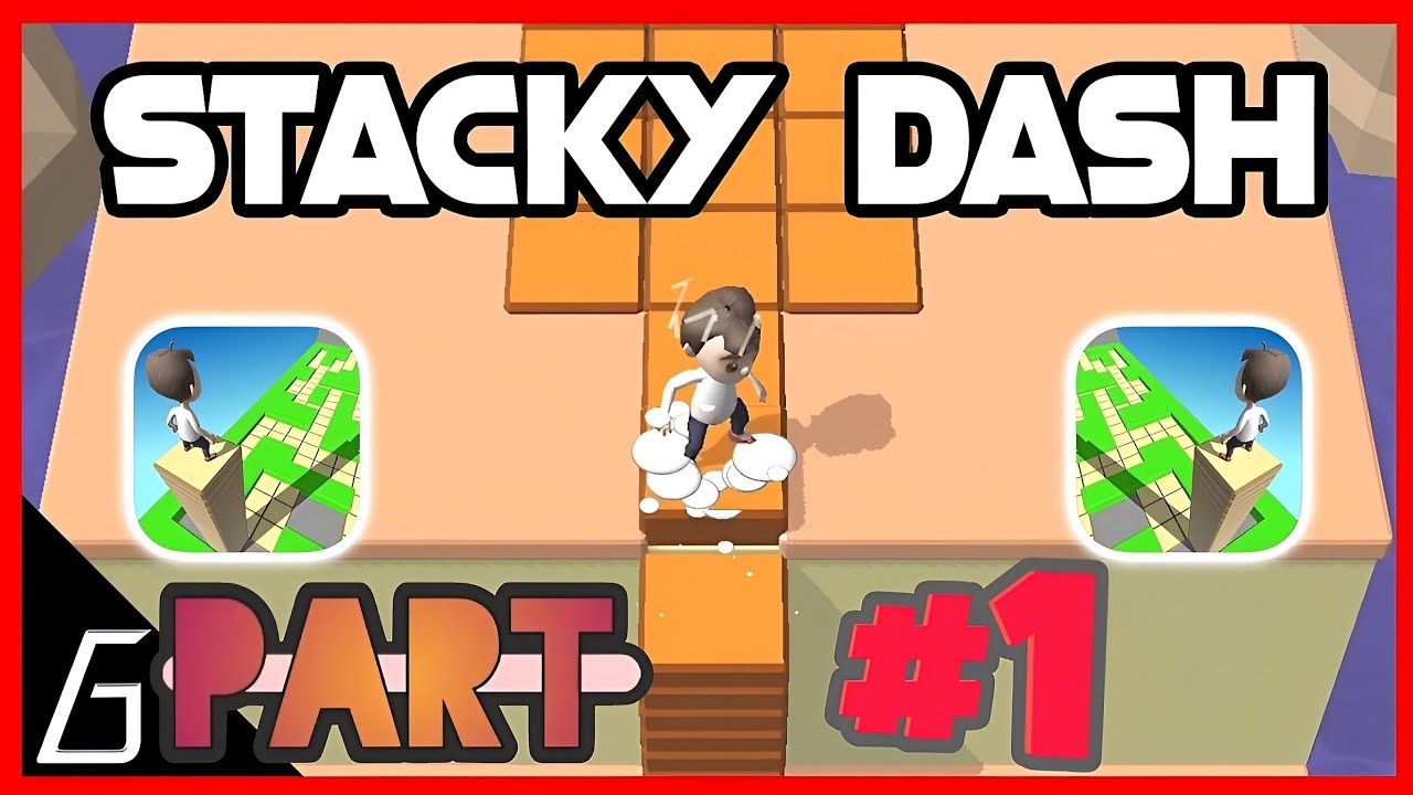 Stacky Dash game gameplay video (part 1) #gaming #viral #stackydashgame #stackydash - YouTube