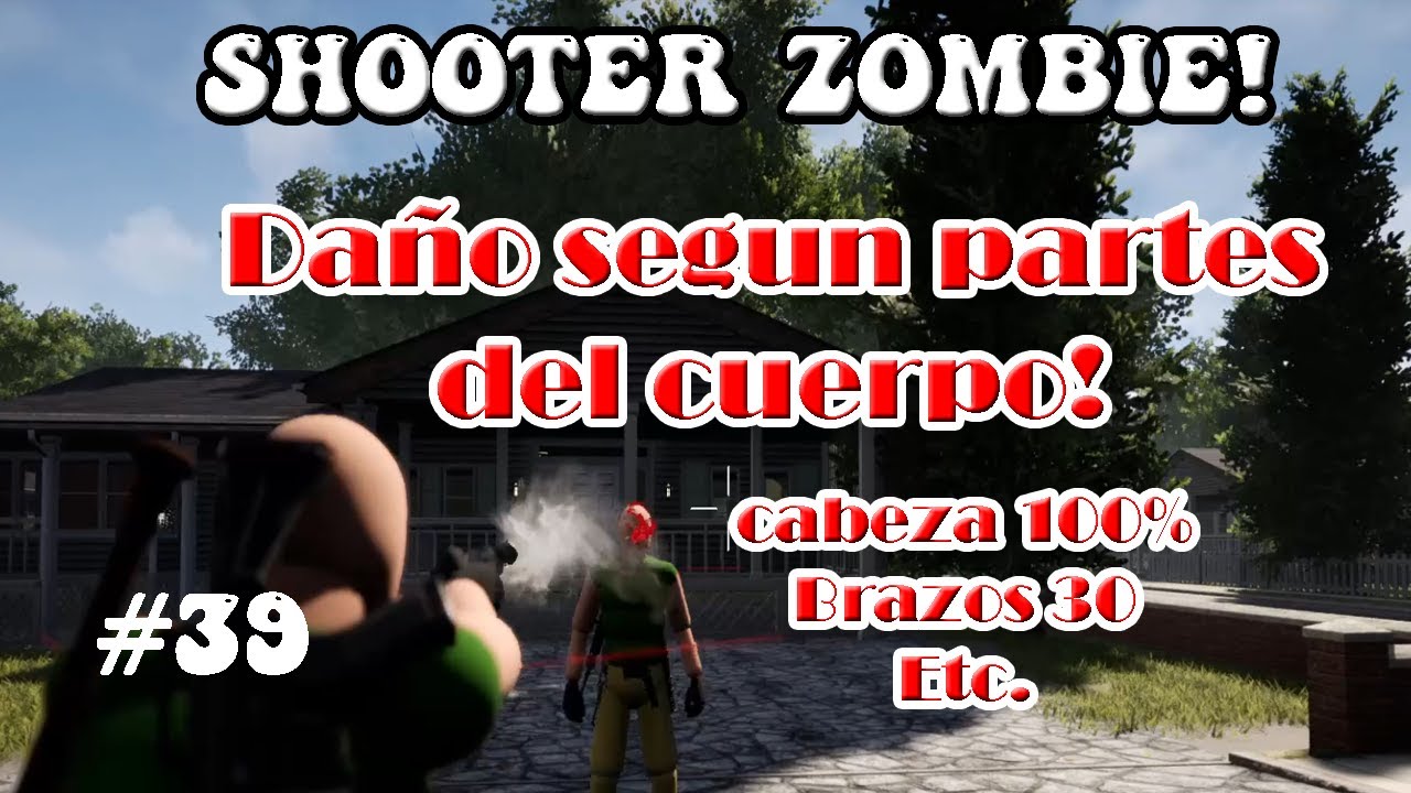 UE5|#39 Shooter Zombie! Daño en diferentes partes del cuerpo! - YouTube