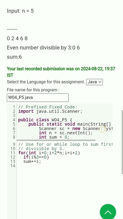 Nptel Programming In Java Week 4 Programming Assignment 5 Solution