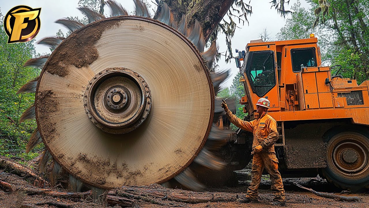 175 Fastest Big Chainsaw Cutting Tree Machines Skills | Biggest Heavy ...