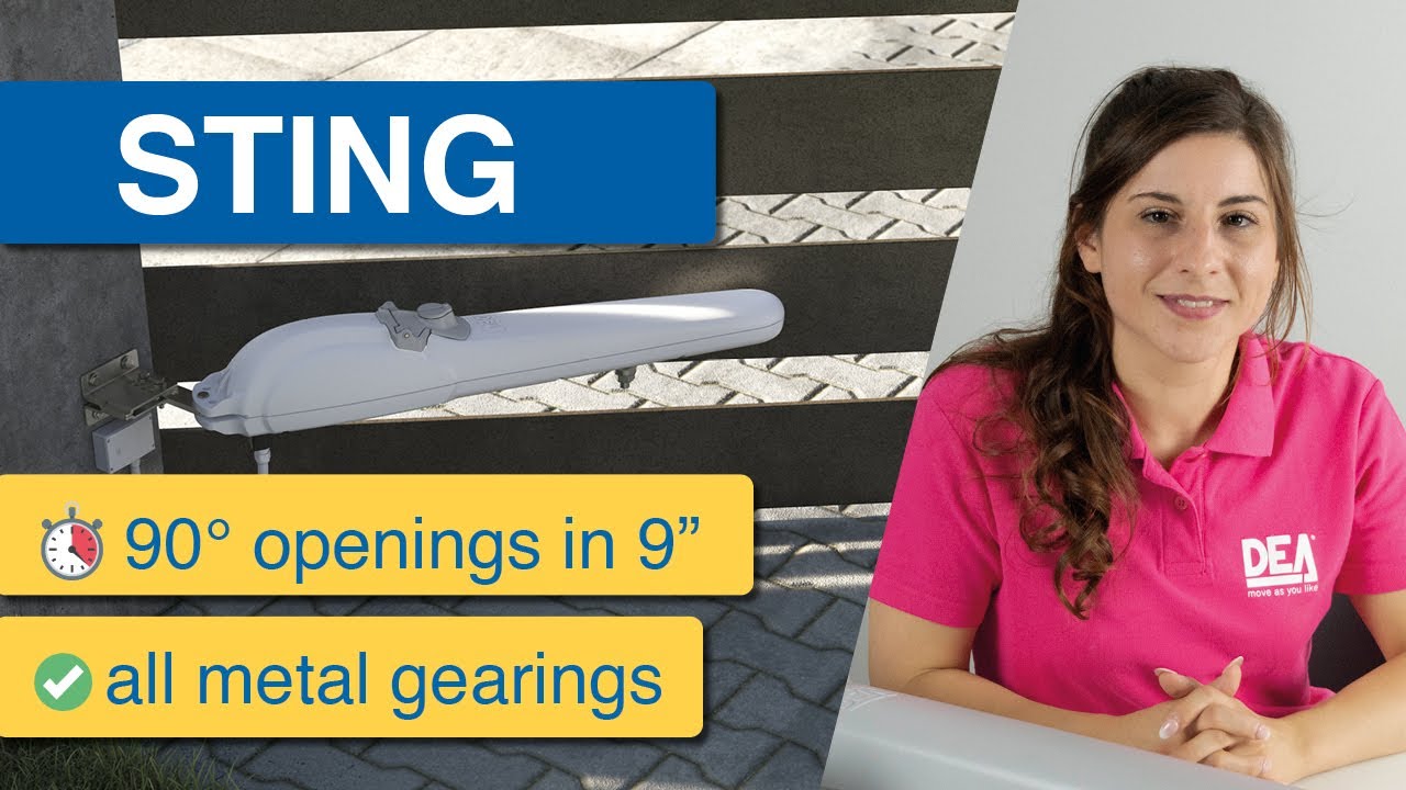 STING operator - 3m / 400 Kg - 🕒90° in 9'' - ⚙️All metal gearings ...