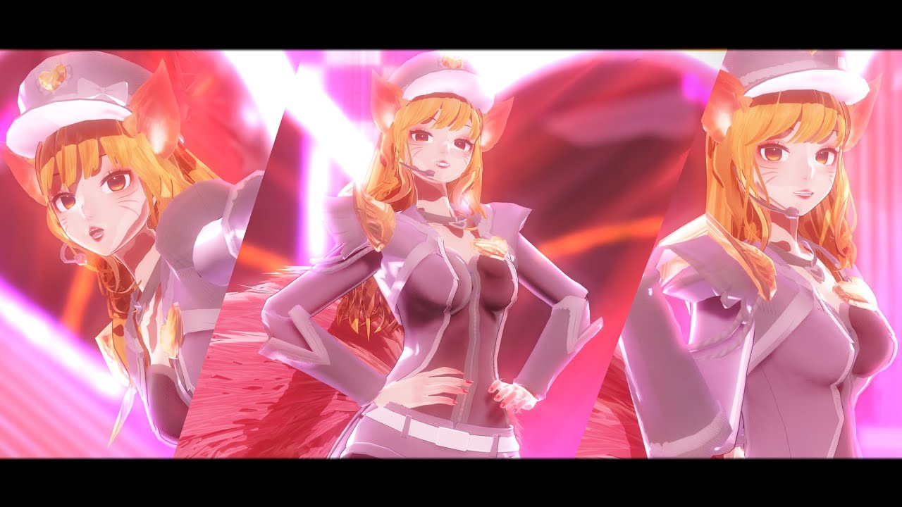 【League Of Legends MMD/4K/60FPS】Popstar Ahri 【Genie】 - YouTube