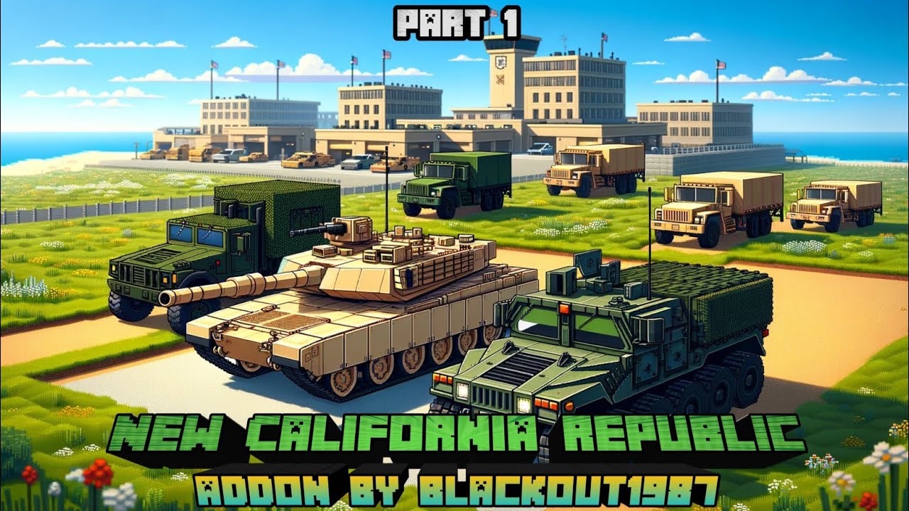 Military Mod Showcase MCPE - New California Republic Add-On (Part 1 ...