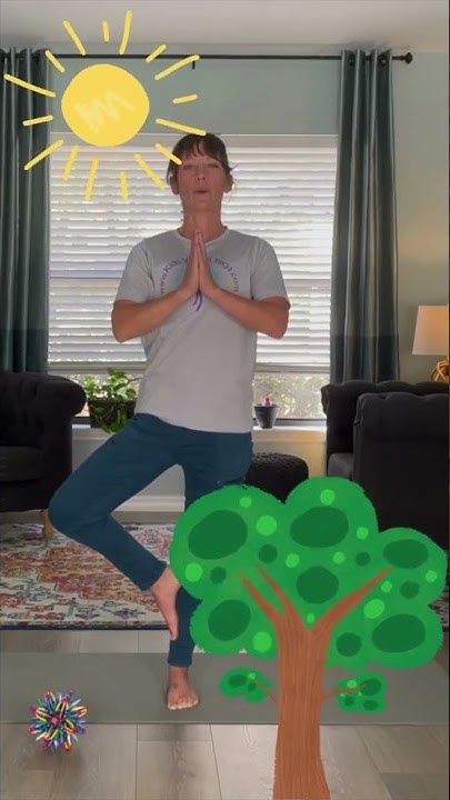 Tree Pose | Yoga For Kids | #shorts - YouTube
