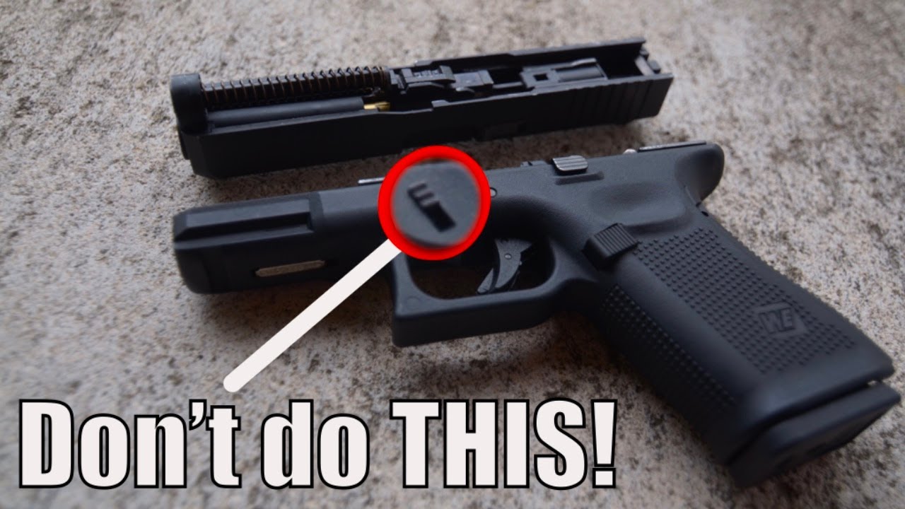 Airsoft Glock Slide Removal Quick And Easy YouTube Airsoft Glock Slide Removal Quick And Easy YouTube