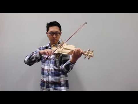 "Thousand Years" Demo Bamboo Violin - YouTube