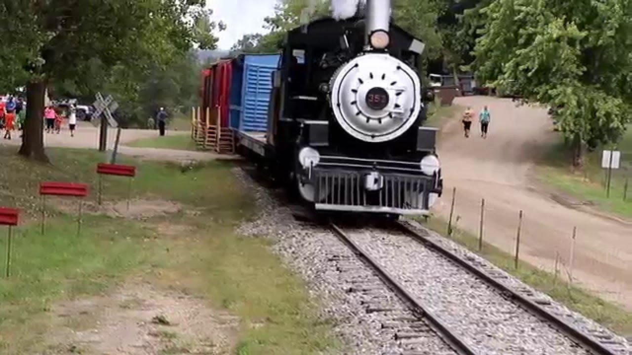 Soo Line 353, 0-6-0 Switcher Rollag WMSTR 2015 - YouTube