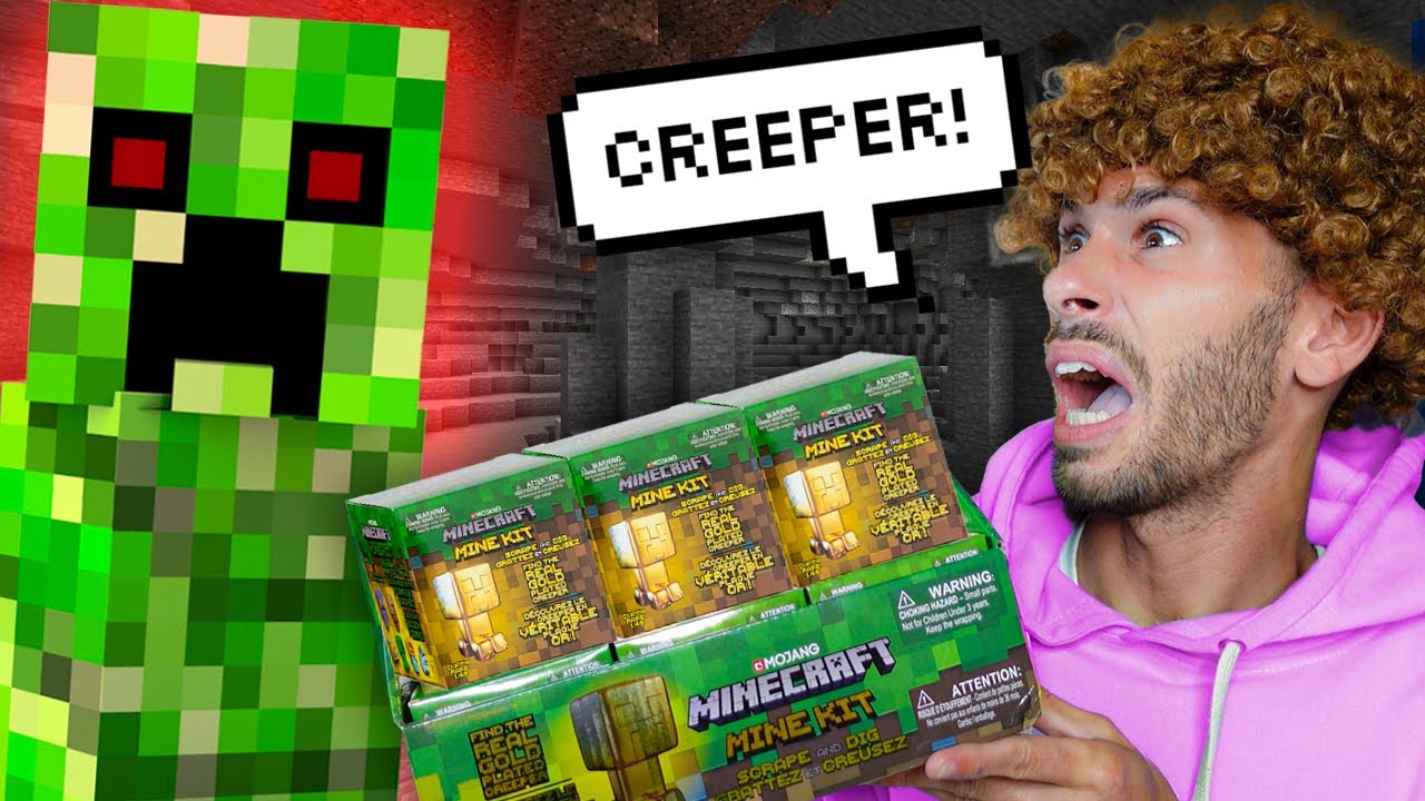 Billys Toy Review - Minecraft Mining Kits (Michael & Tommy Toy Review ...