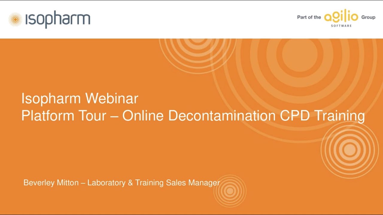 Isopharm Hospital CPD - Platform Tour Webinar - YouTube