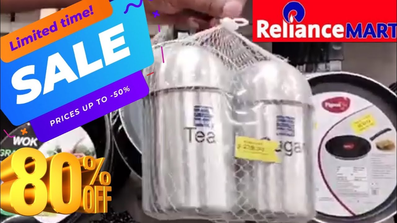 Reliance Smart Latest Stainless Steel Collection Sale ||Reliance Smart ...