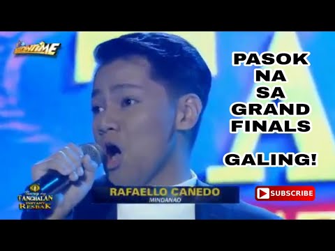 RAFAELLO CANEDO | #Showtime | #TawagNgTanghalan | #InstantResbak