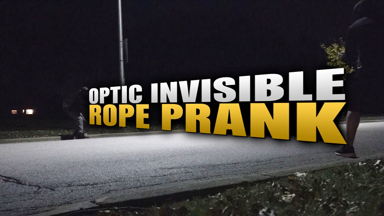 OpTic Invisible Rope Prank - YouTube