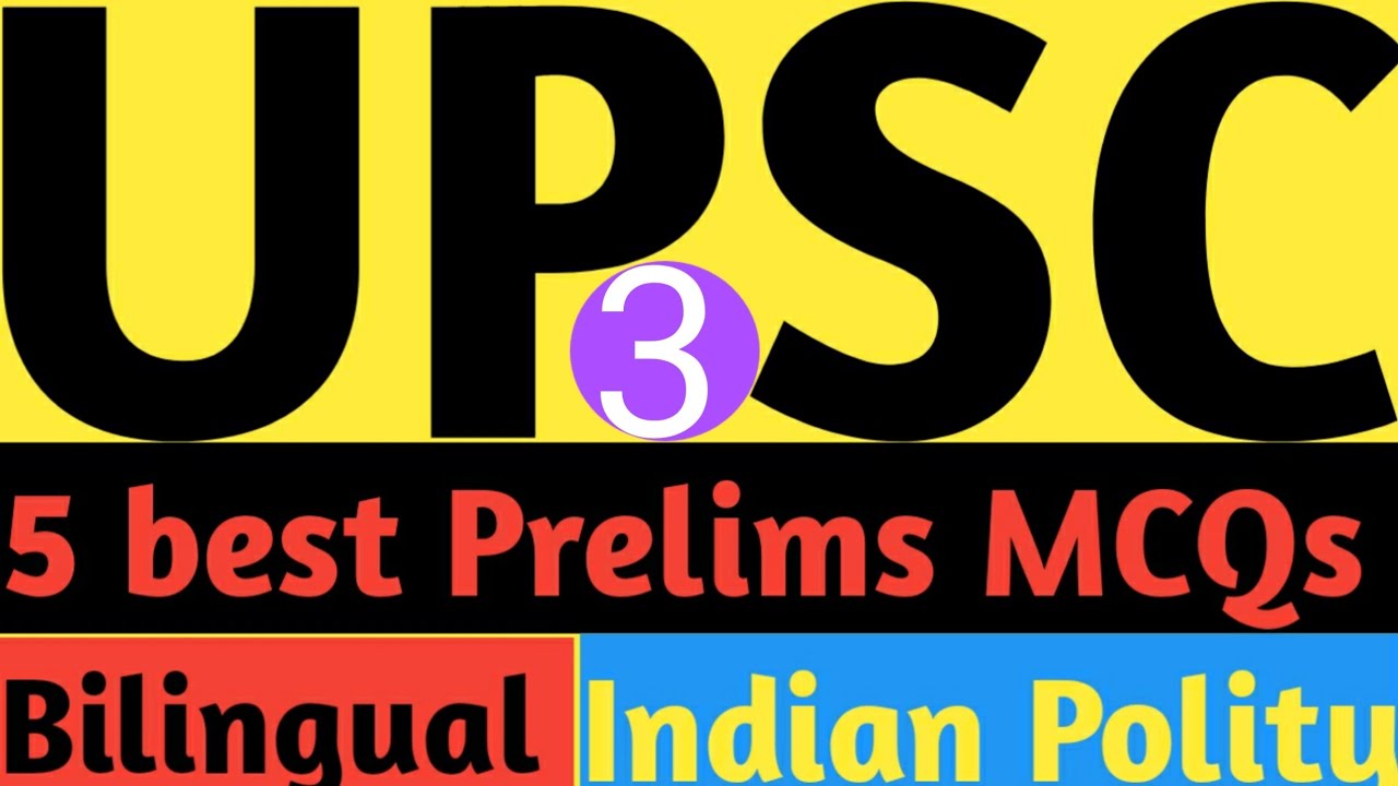 5 BEST MCQS FOR UPSC AND OTHER STATE EXAMS /ELECTION COMMISSION OF ...