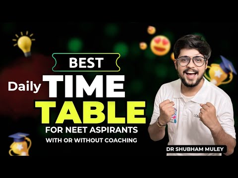 Best Daily Timetable & Strategy for NEET 2025/2026 Aspirants | Ultimate ...