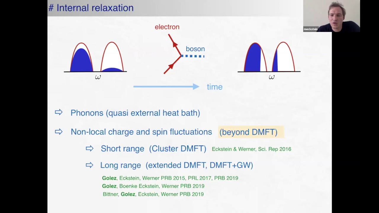 Aspen Winter Conference: Quantum Matter - Martin Eckstein (March 12 ...