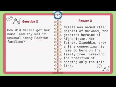 I am Malala - Short Questions and Answers - YouTube
