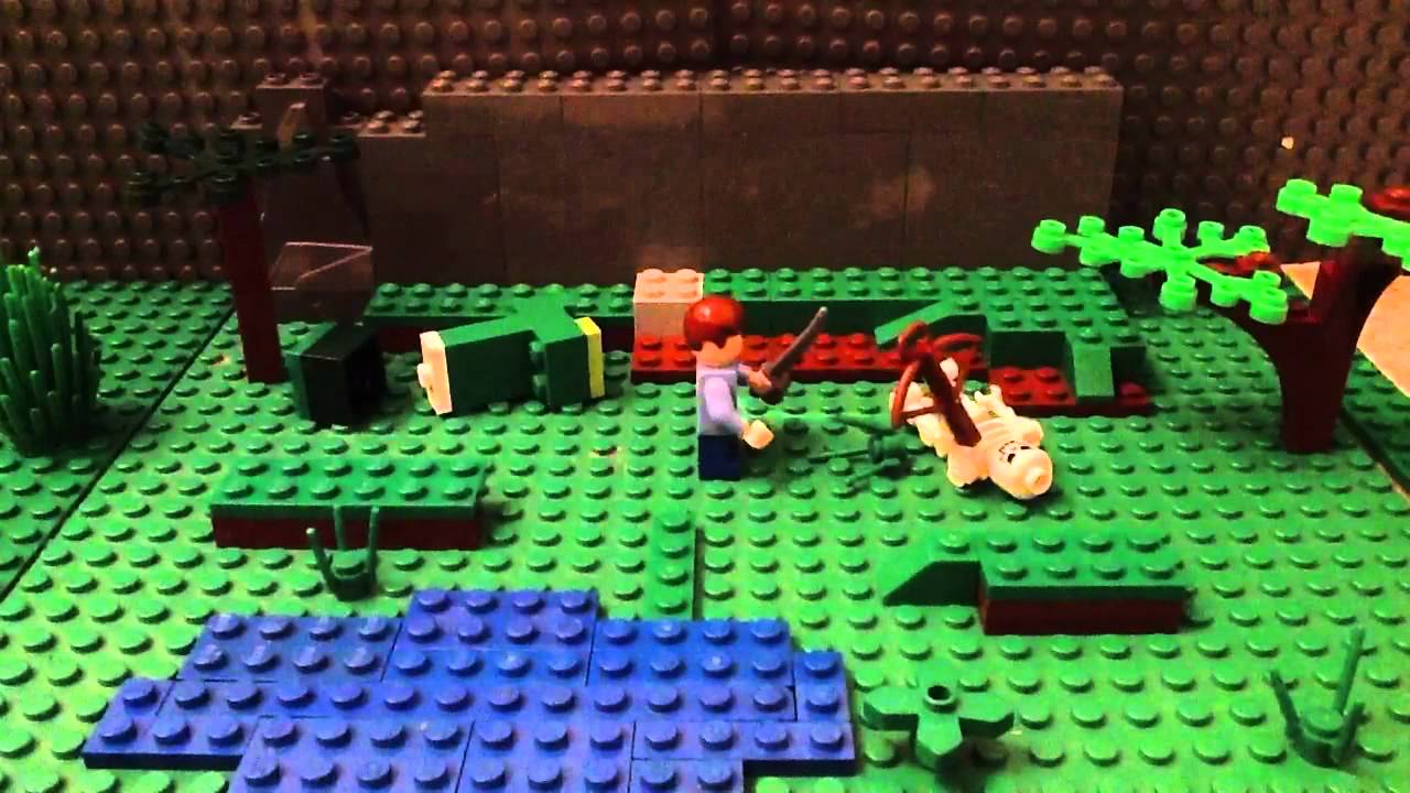 Lego minecraft the battle - YouTube