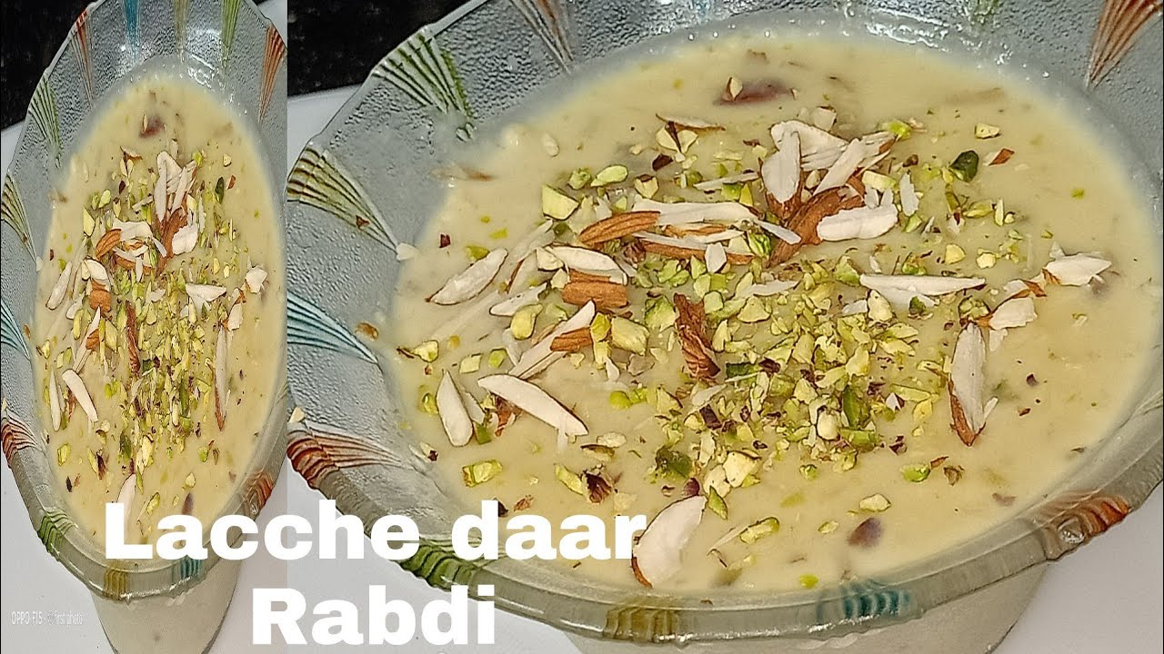 Lacche daar Rabdi ♥️ | Easy at home - YouTube