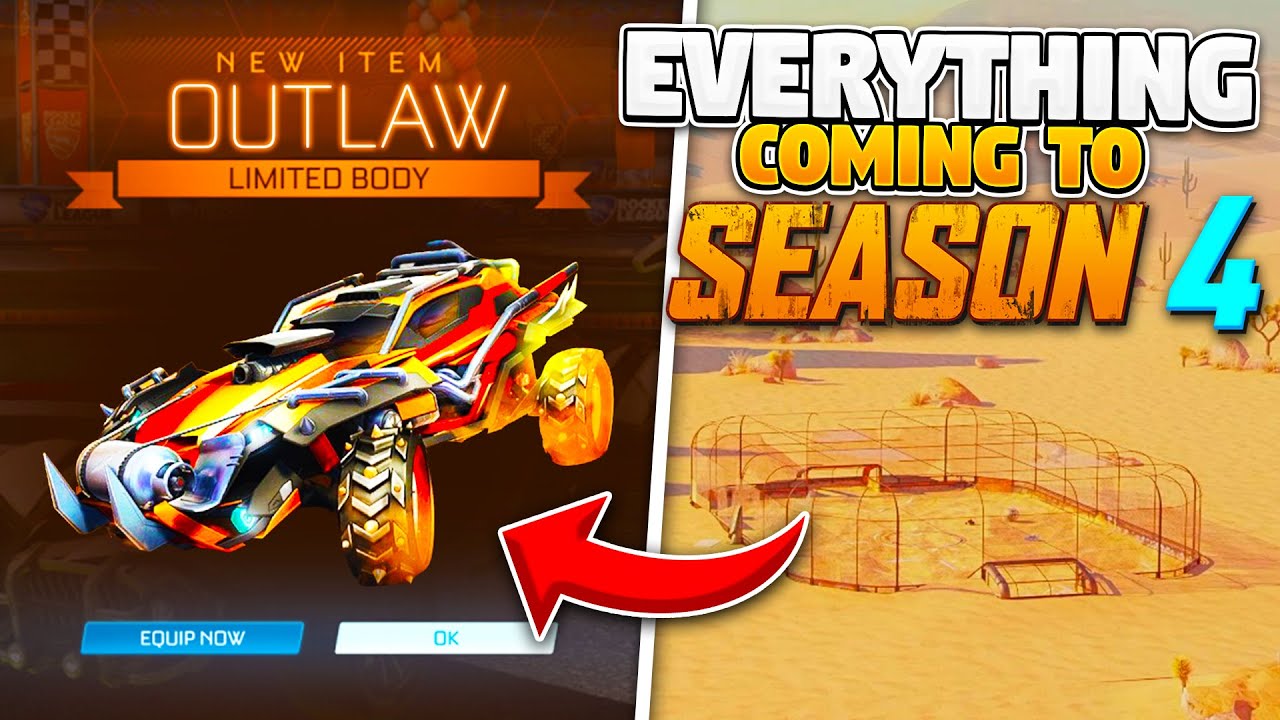EVERYTHING In The New SEASON 4 UPDATE On Rocket League! - YouTube