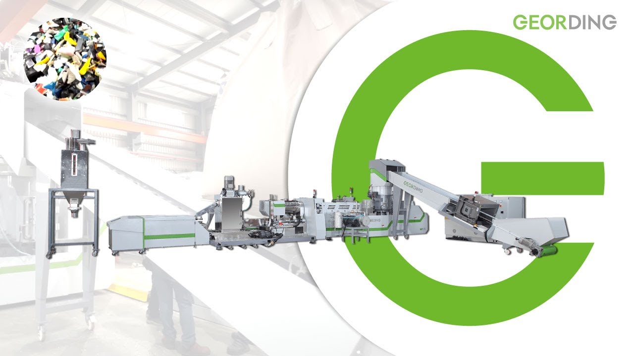 Plastics Economy recycle machine GD-115TS-3IN1 | GEORDING - YouTube