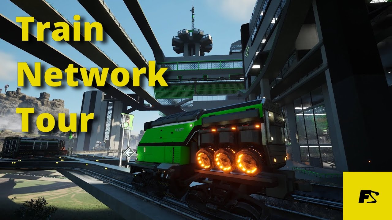 EPIC! 2600hr save Satisfactory train network tour🚂 - YouTube