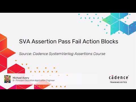 SVA Assertion Pass Fail Action Blocks - YouTube