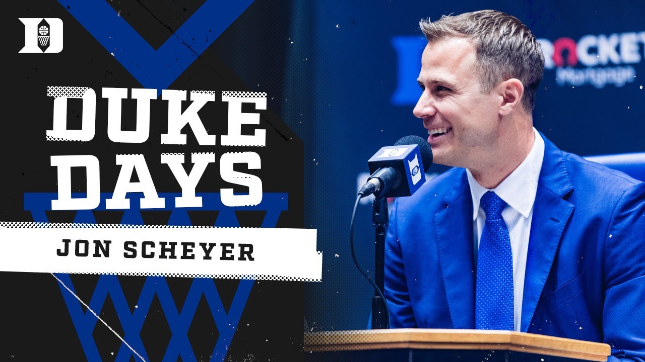 Duke Days: 20th Head Coach Jon Scheyer - YouTube
