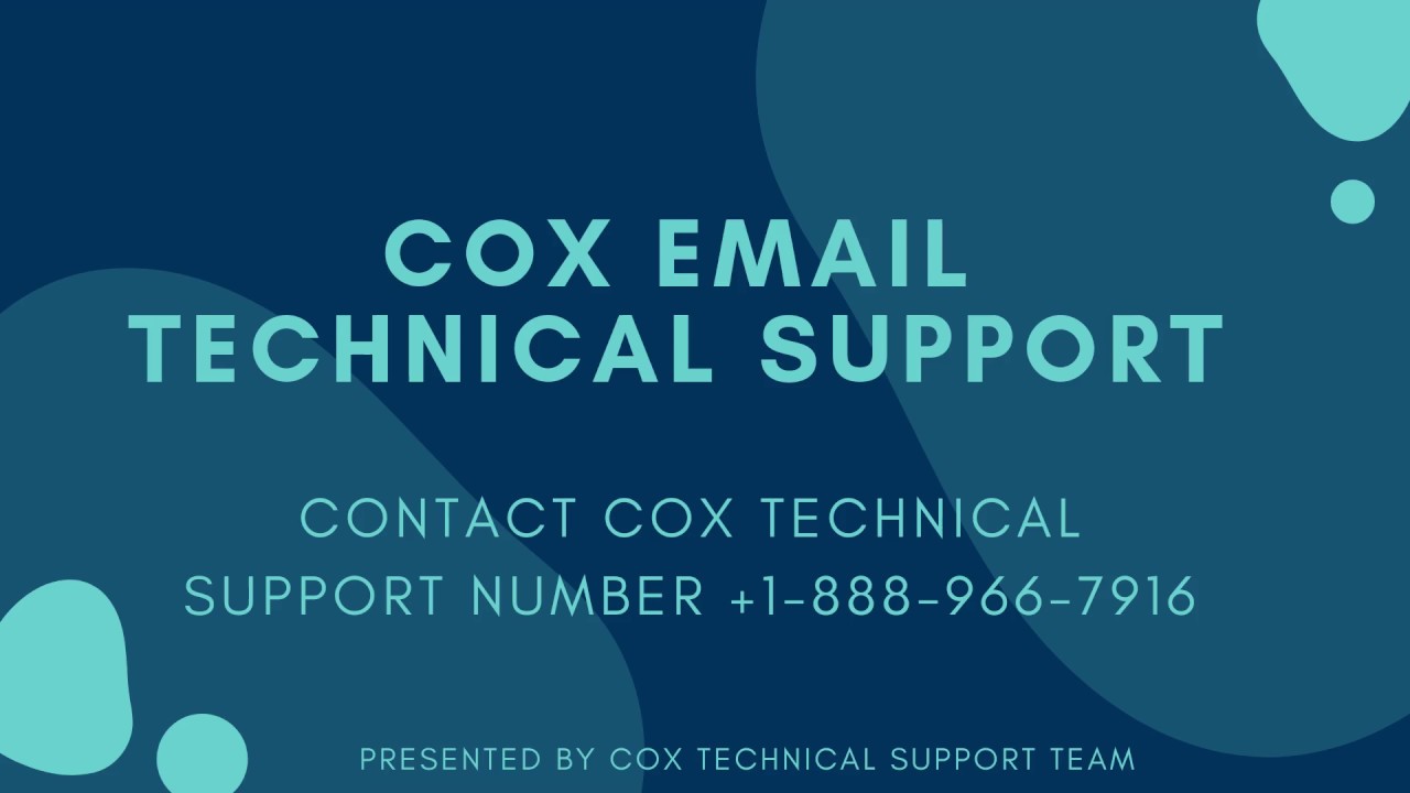 Cox Email Technical Support - YouTube