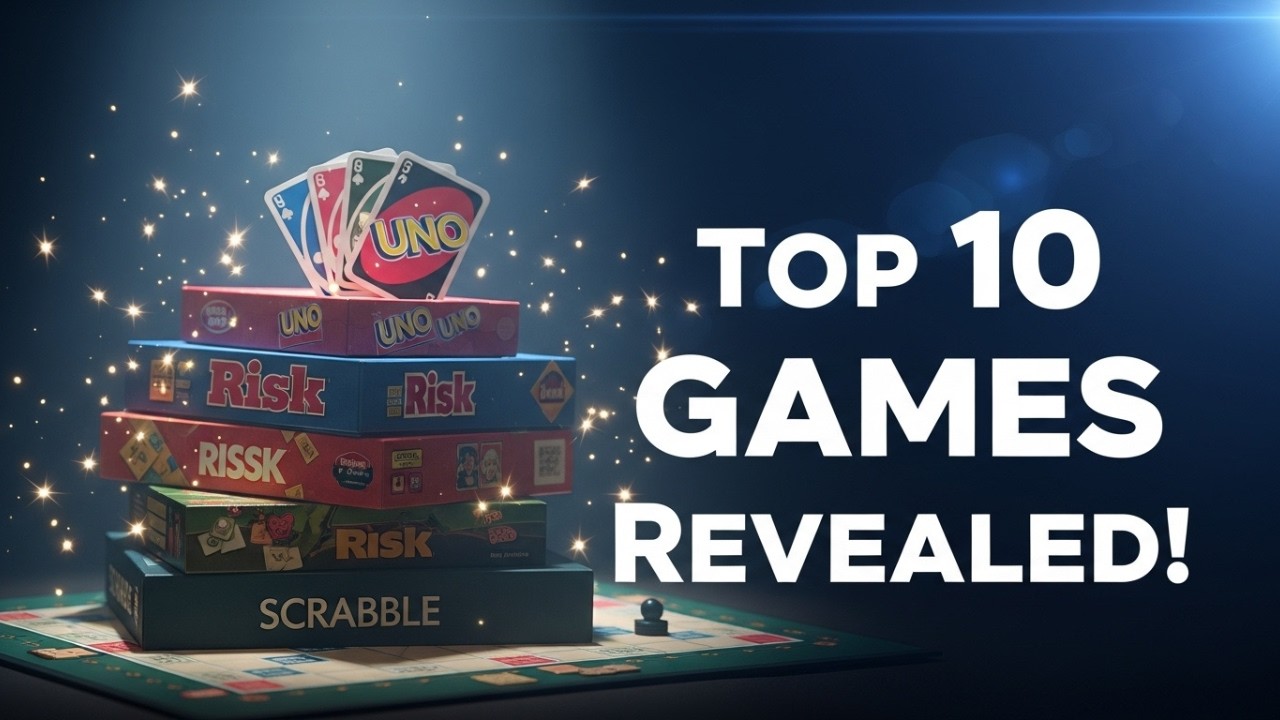 Top 10 Board & Card Games Everyone Must Know - YouTube