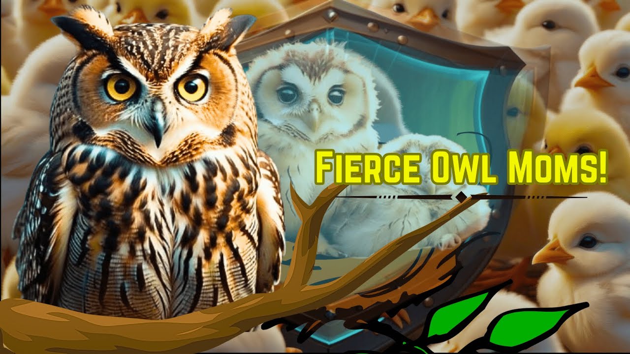 Owl Moms: Nature's Fiercest Bodyguards! 🦉💥 - YouTube