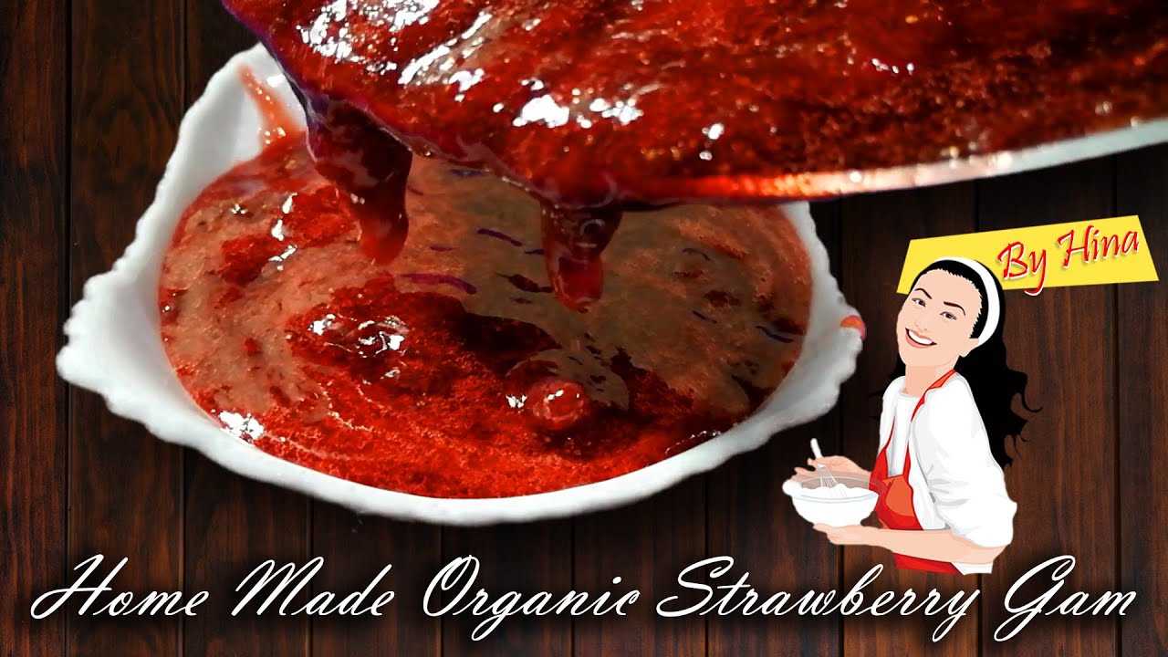 Jam Recipe - Strawberry Jam - Organic - Homemade - YouTube