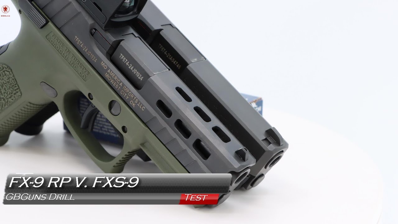 KOR FX9 RP V FXS 9 GBGuns Drill - YouTube