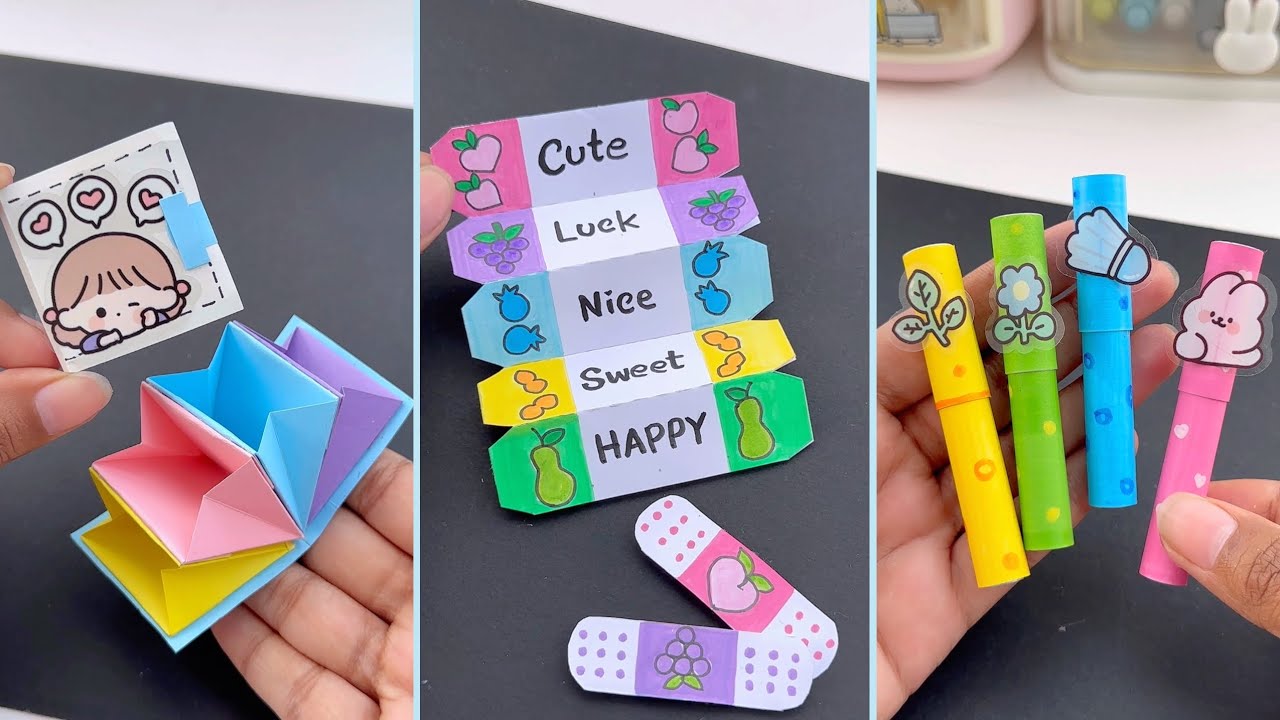 Cute Easy Paper Craft for Beginners | miniature Craft #diy - YouTube
