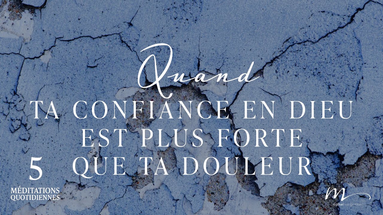 Quand ta confiance en Dieu est plus forte que ta douleur ! - Souffrance ...